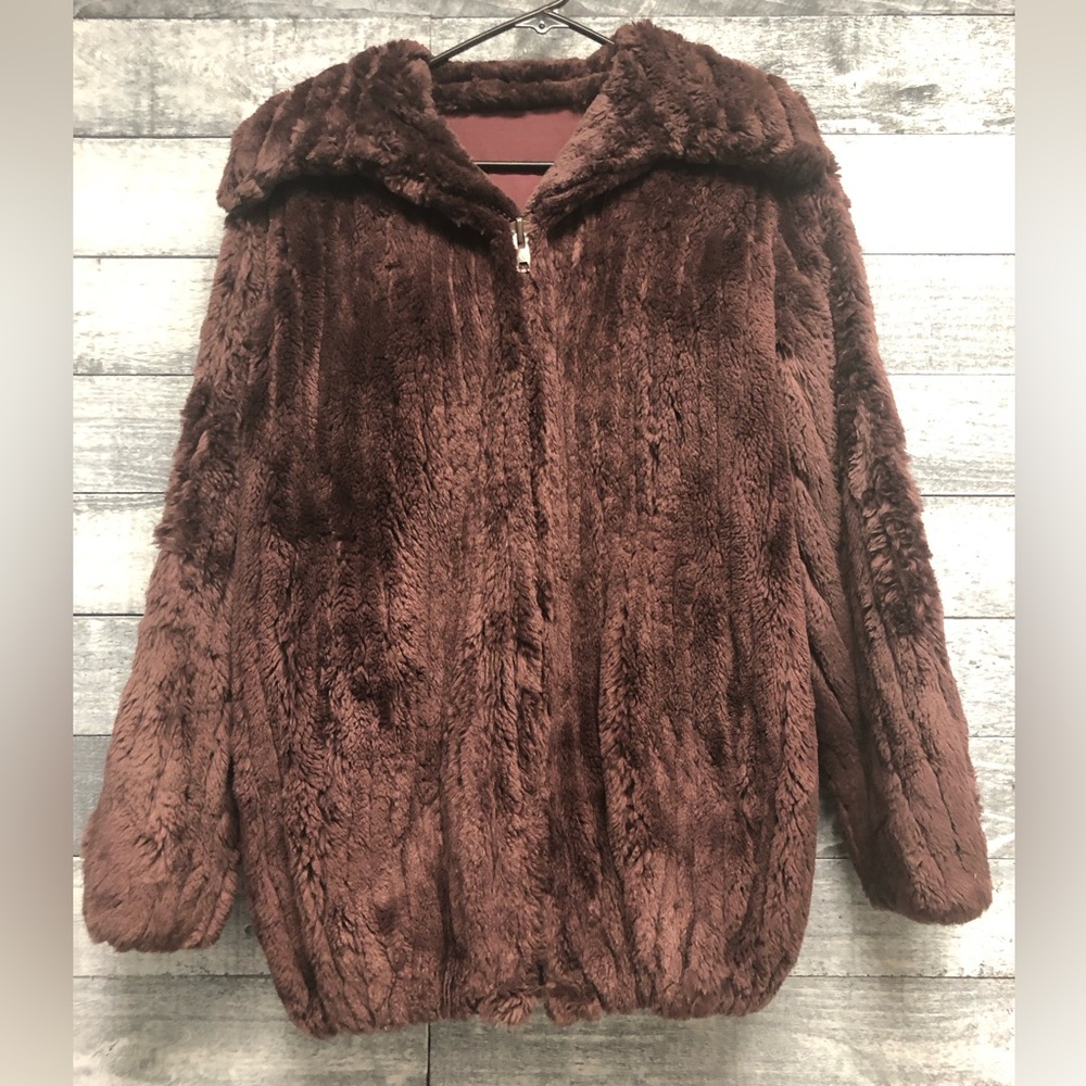 Vintage Dyed Sheared Beaver Jacket Size Small - Gem